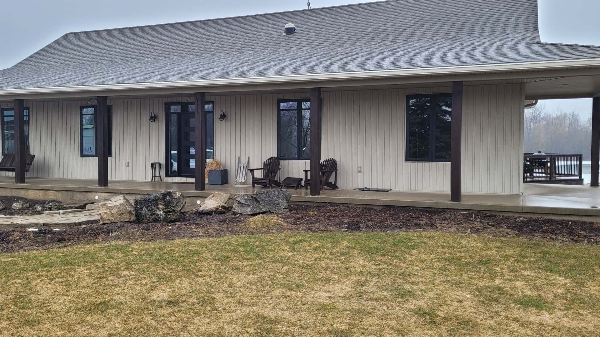 Black Window Installation - Jeff Stewart General Carpentry
